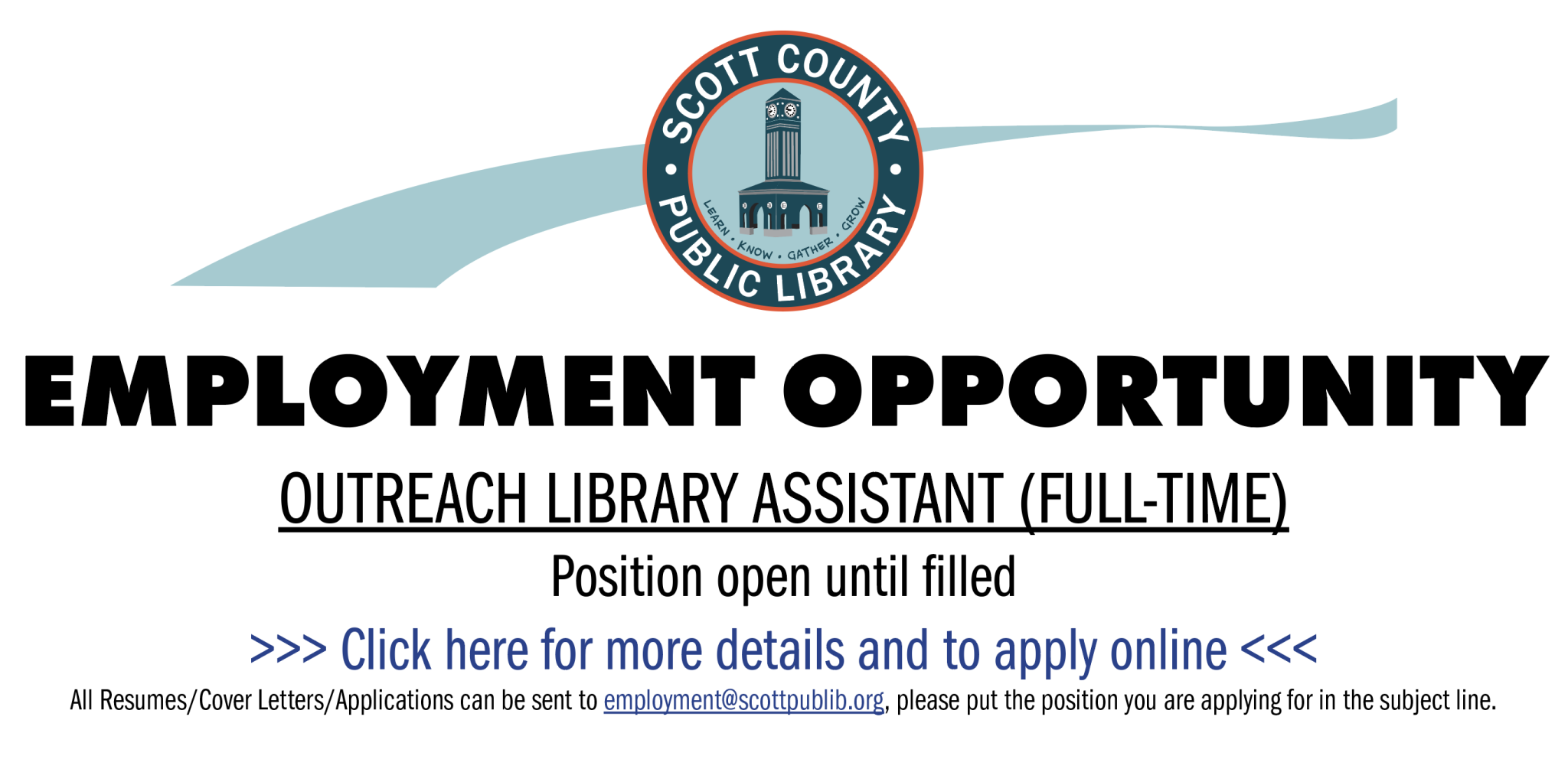 Scott County Public Library | Learn – Know – Gather – Grow